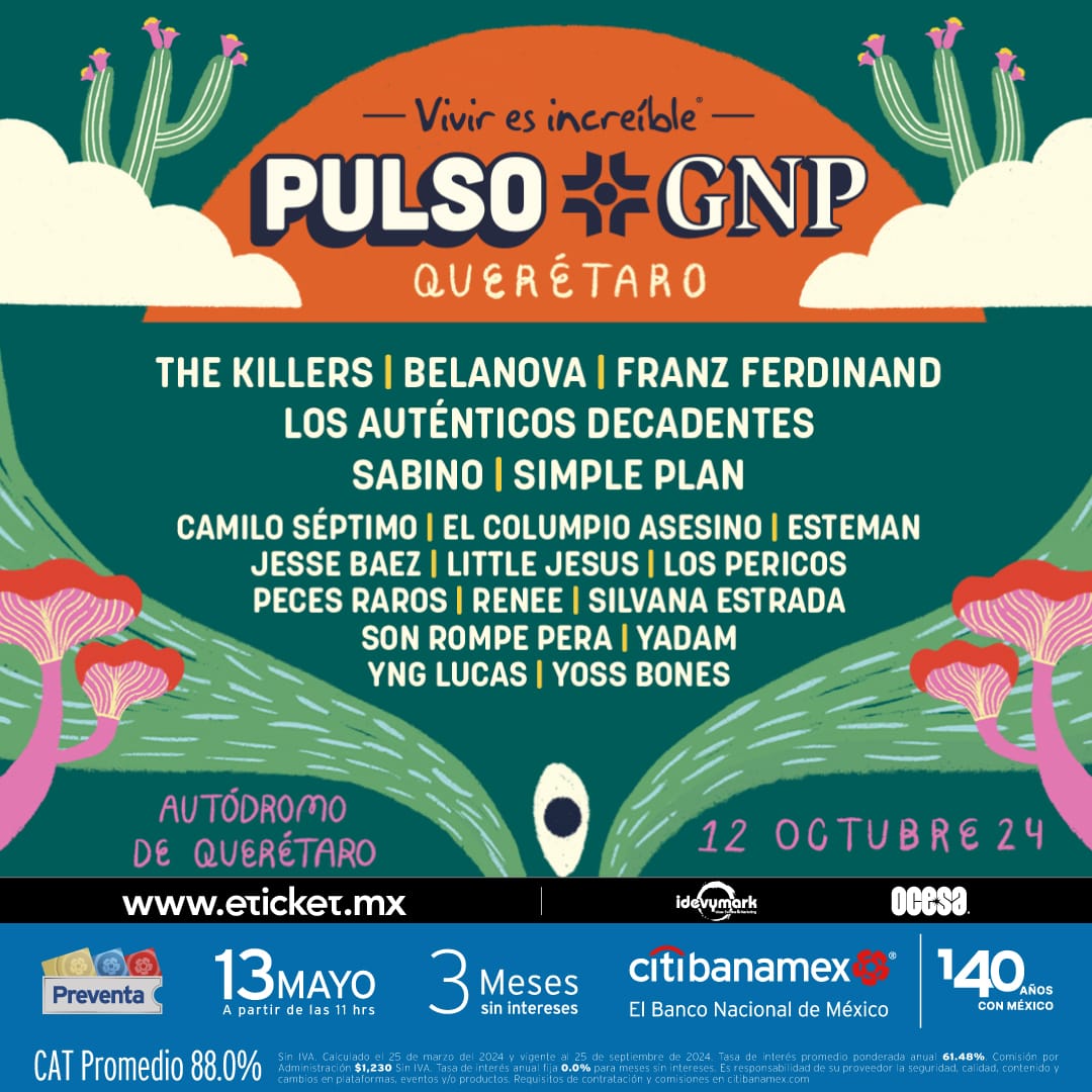 Pulso GNP 2024: Fechas, cartel y boletos - Digger.mx