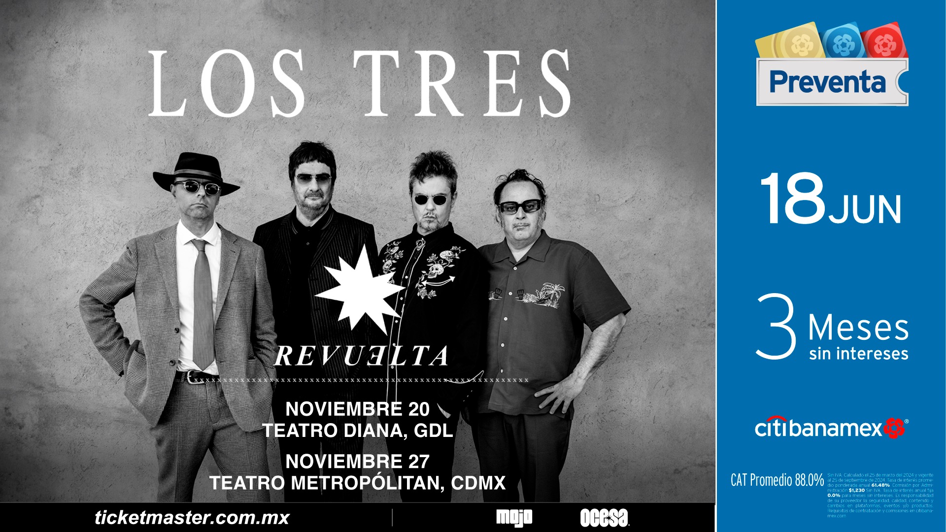 Los Tres anuncian su triunfal regreso a Guadalajara y Ciudad de México ...