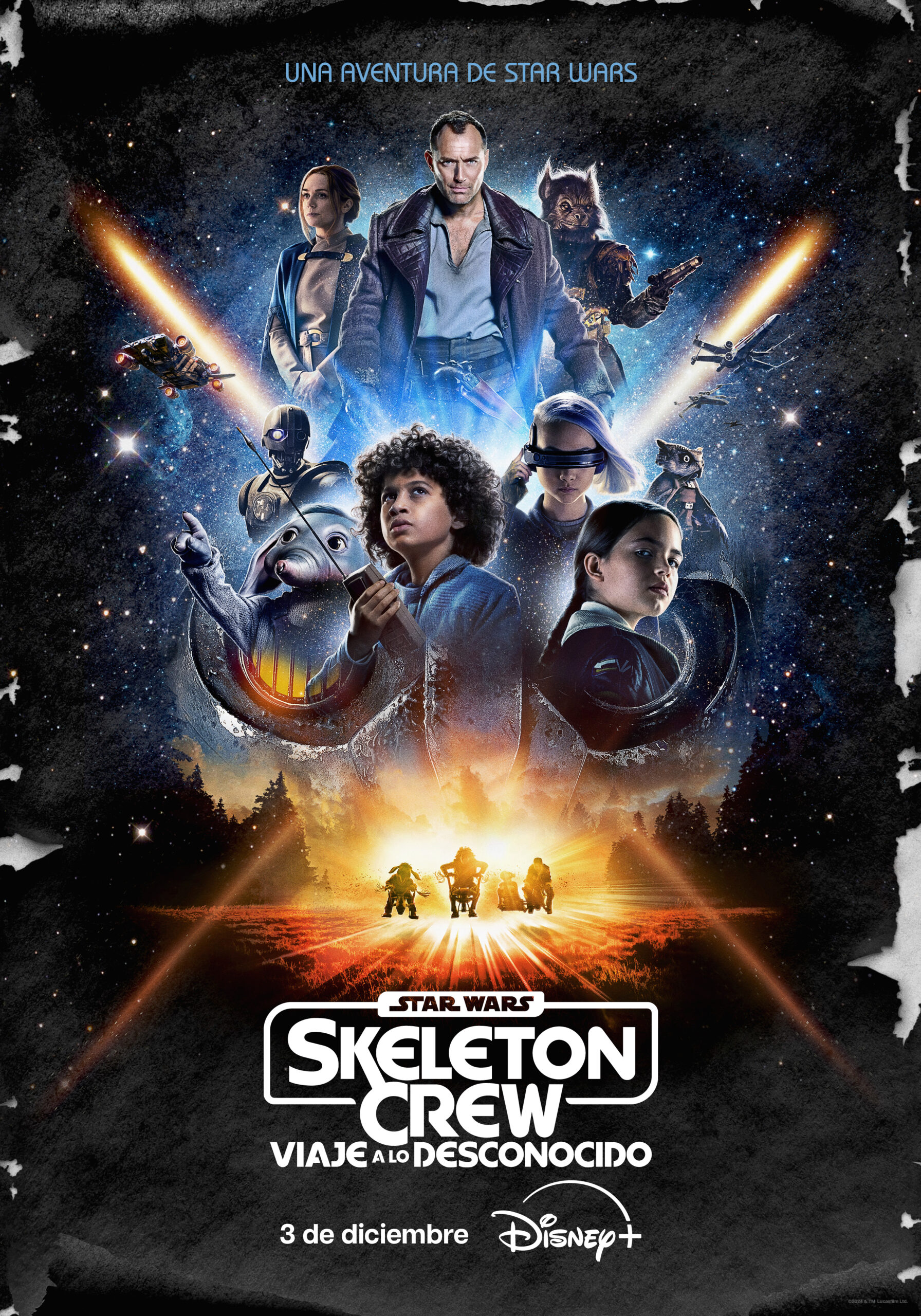 Star Wars: Skeleton Crew - Viaje a lo Desconocido: Nuevo Tráiler y Póster - Digger.mx