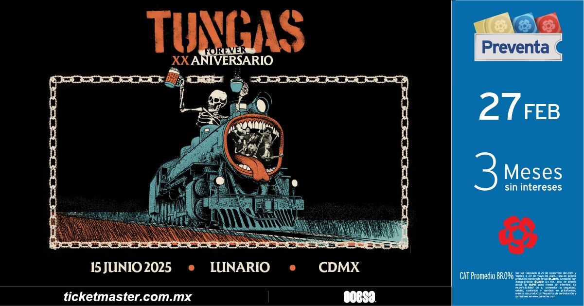 Tungas llevará su punk rock al Lunario - Digger.mx