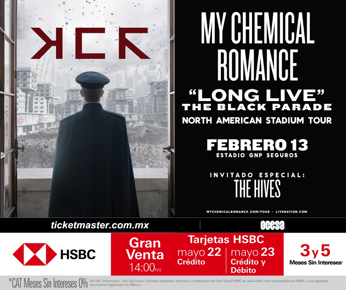 My Chemical Romance celebra los 20 años de The Black Parade - Digger.mx