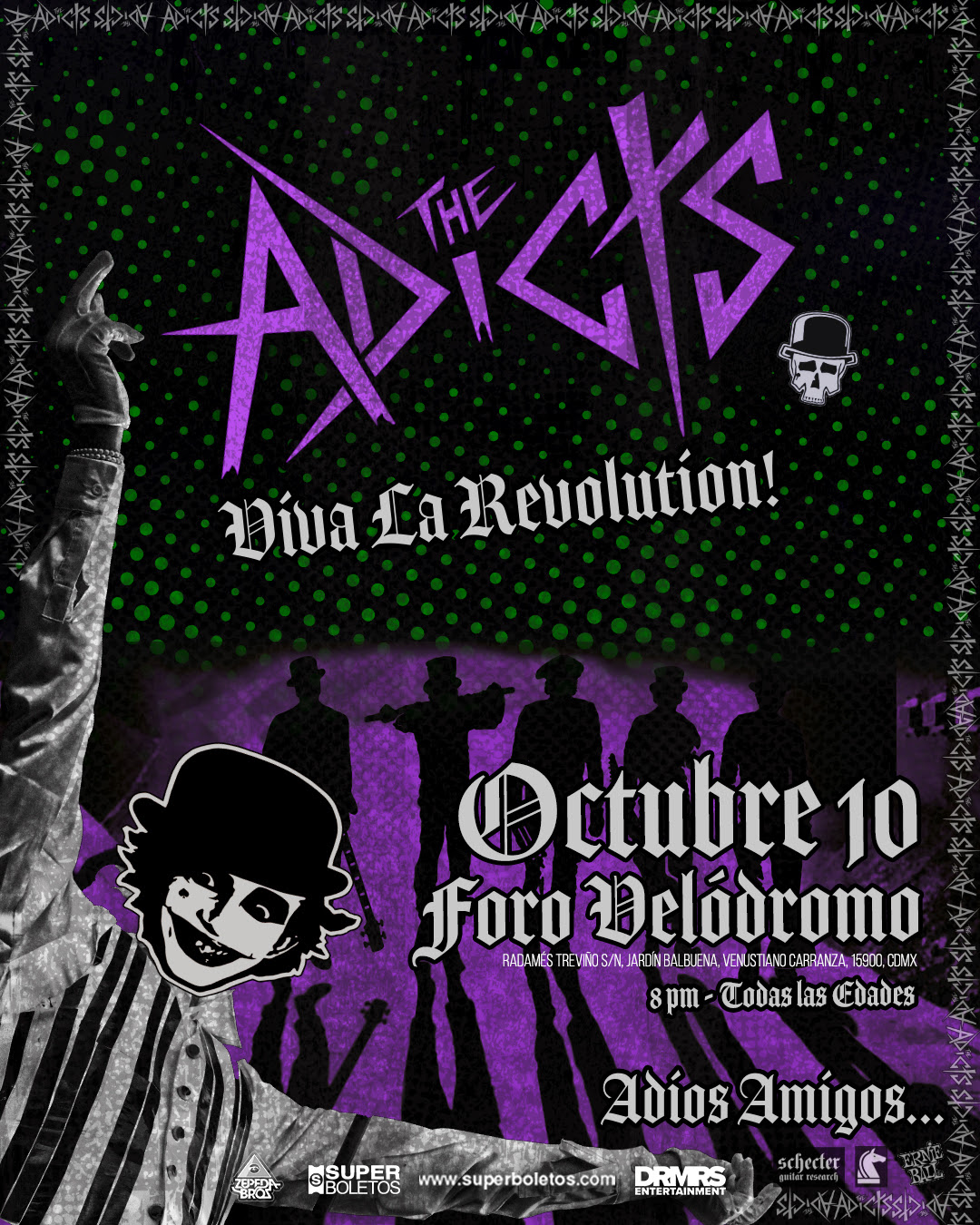 The Adicts anuncian su último concierto en México el 10 de octubre ...