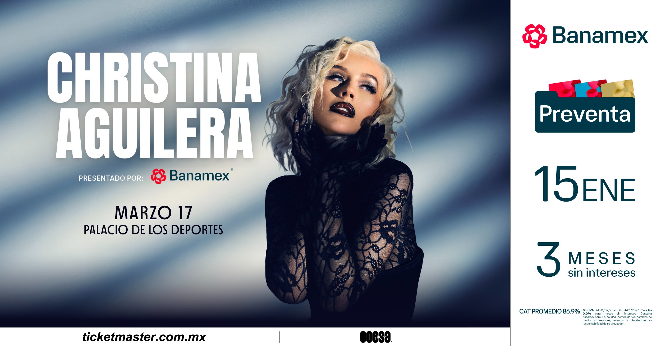 Christina Aguilera anuncia concierto en la Ciudad de México - Digger.mx
